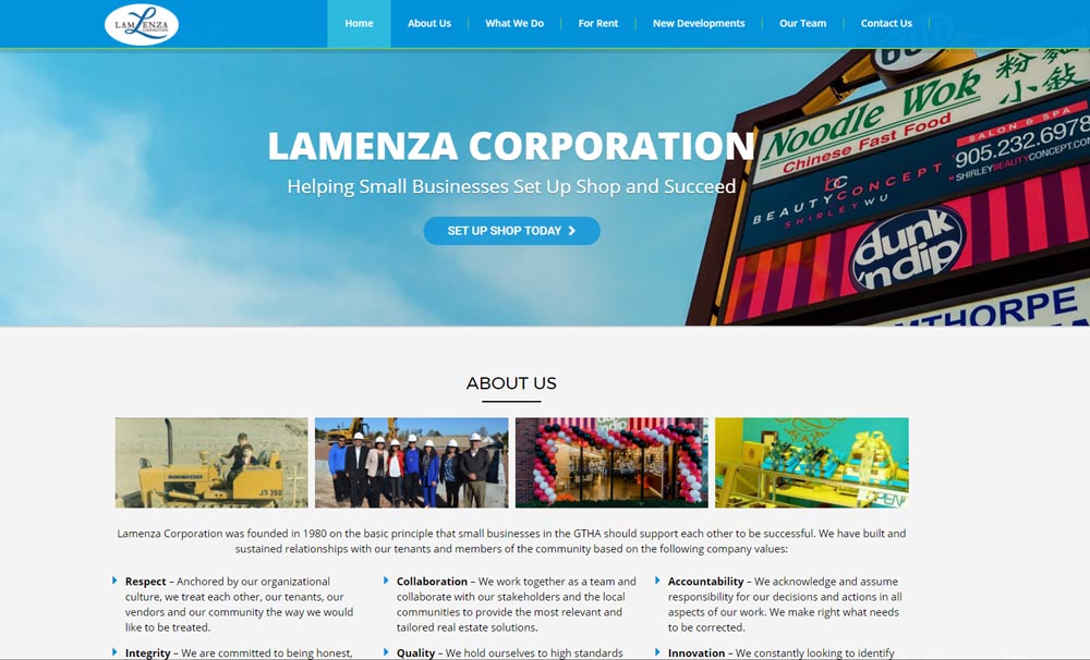 Hamilton Website Design Portfolio